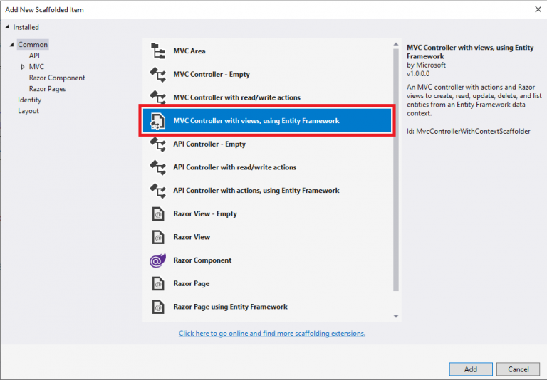 10 ขั้นตอน สร้าง Web Application เชื่อมกับ Sql Server Database ด้วย Aspnet Core Mvc แบบ Code