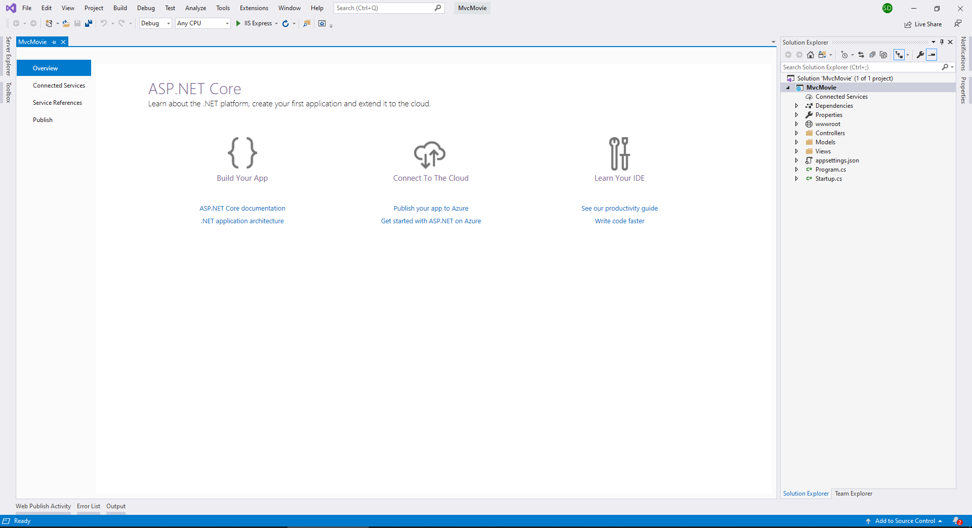 10 ขั้นตอน สร้าง Web Application เชื่อมกับ Sql Server Database ด้วย Aspnet Core Mvc แบบ Code