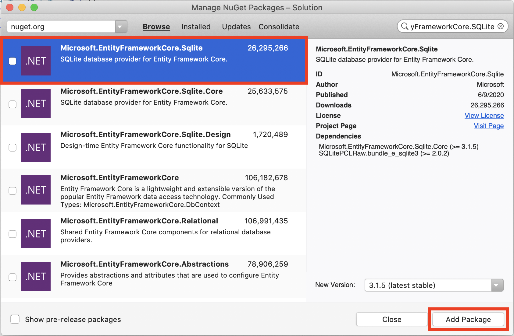 10 ขั้นตอน สร้าง Web Application เชื่อมกับ Sqlite Db ด้วย Aspnet Core Mvc แบบ Code Model