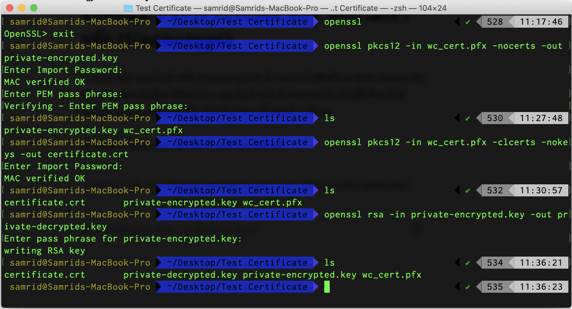 การแปลงไฟล์ Certificate .PFX เป็น .CRT และ .KEY โดยใช้ OpenSSL | SAMRID.COM