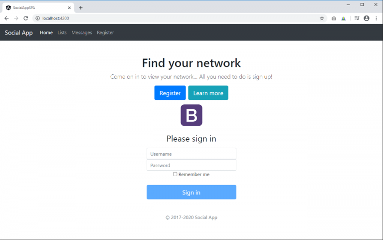 ตอนที่ 4 Social App Workshop ด้วย Aspnet Core 3 กับ Angular 9 ระบบ Login และ Register