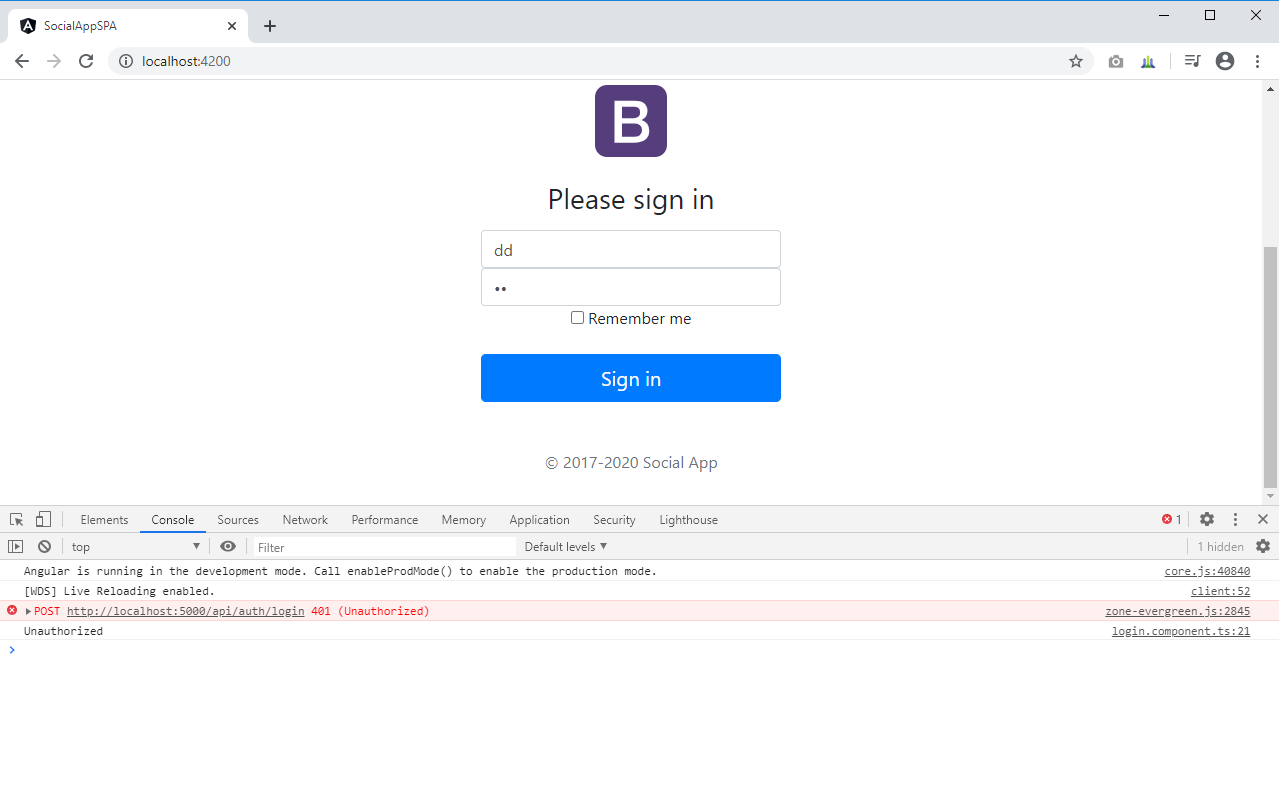 ตอนที่ 5 Social App Workshop ด้วย Aspnet Core 3 กับ Angular 9 การทำ Error Handling Samridcom
