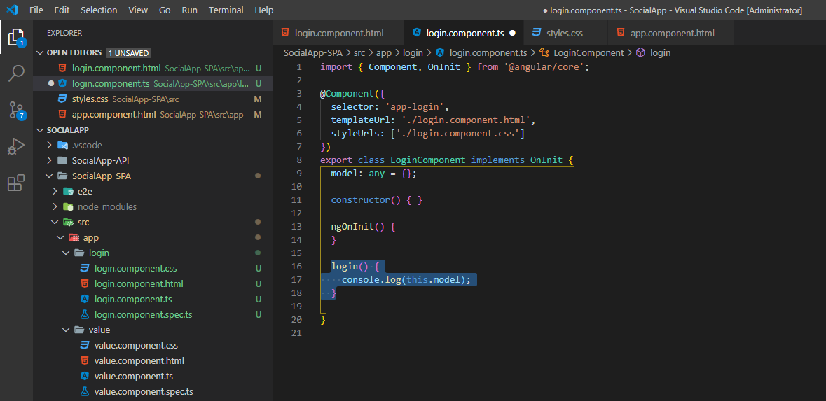 ตอนที่ 4 Social App Workshop ด้วย Aspnet Core 3 กับ Angular 9 ระบบ Login และ Register